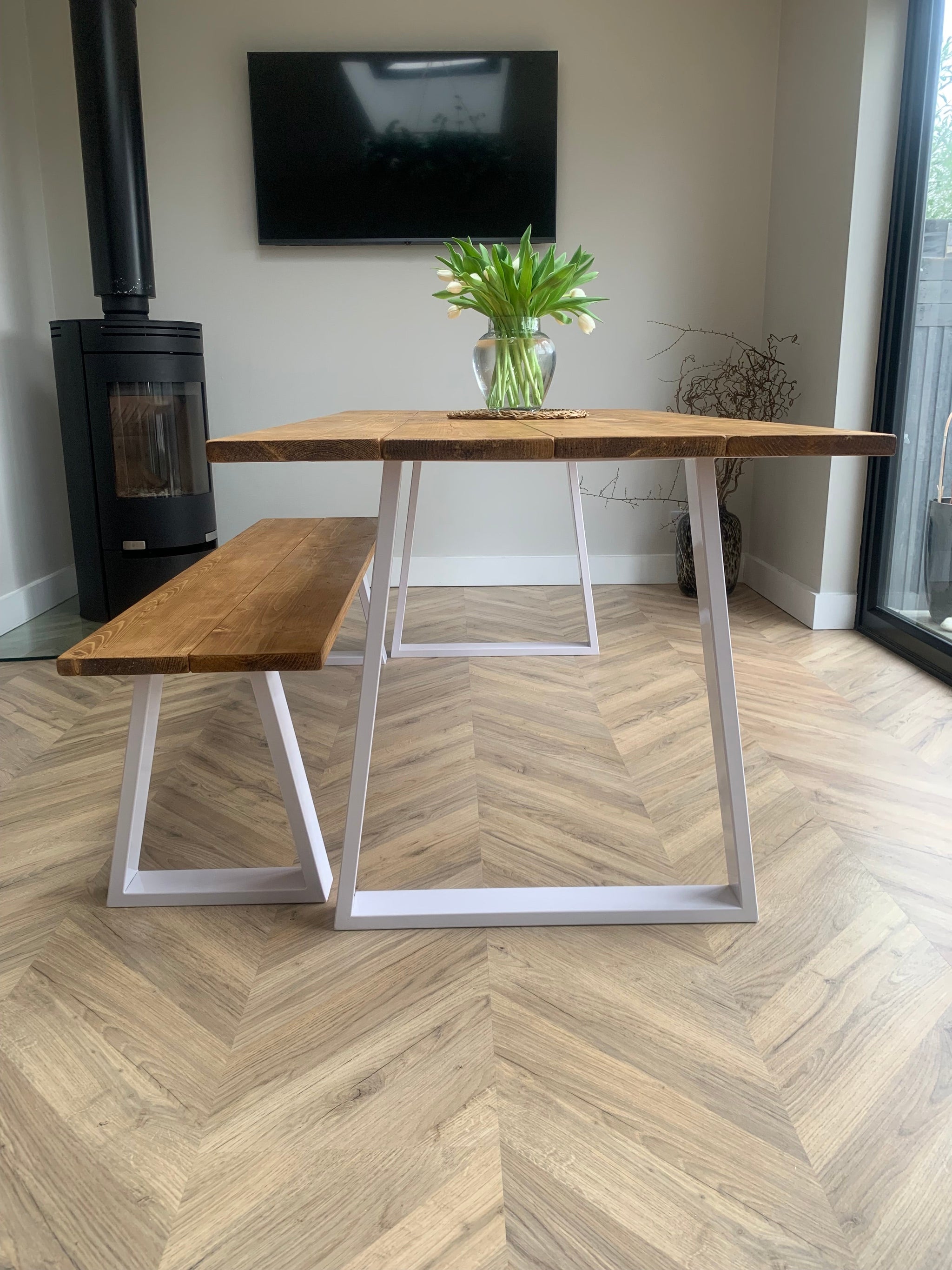 Dining Table - Trapeze Legs – Southdownscreations