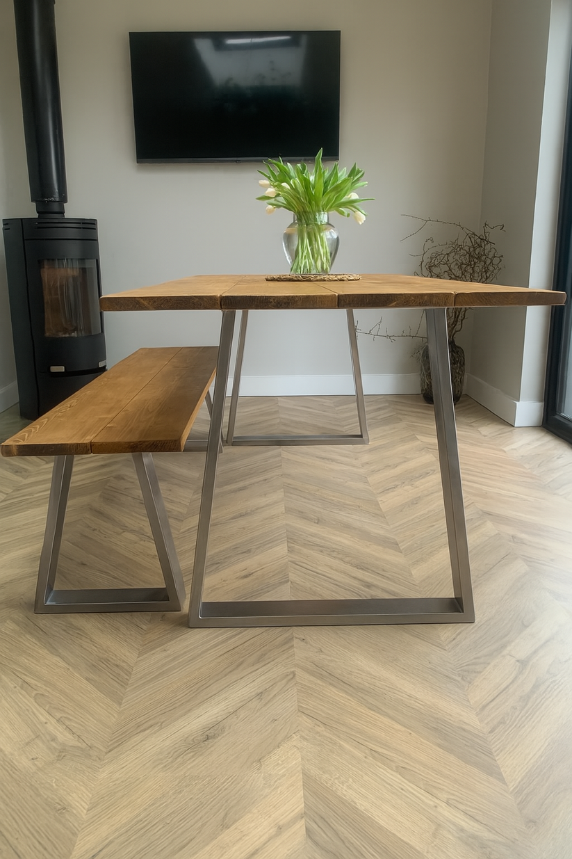 Dining Table - Trapeze Legs – Southdownscreations