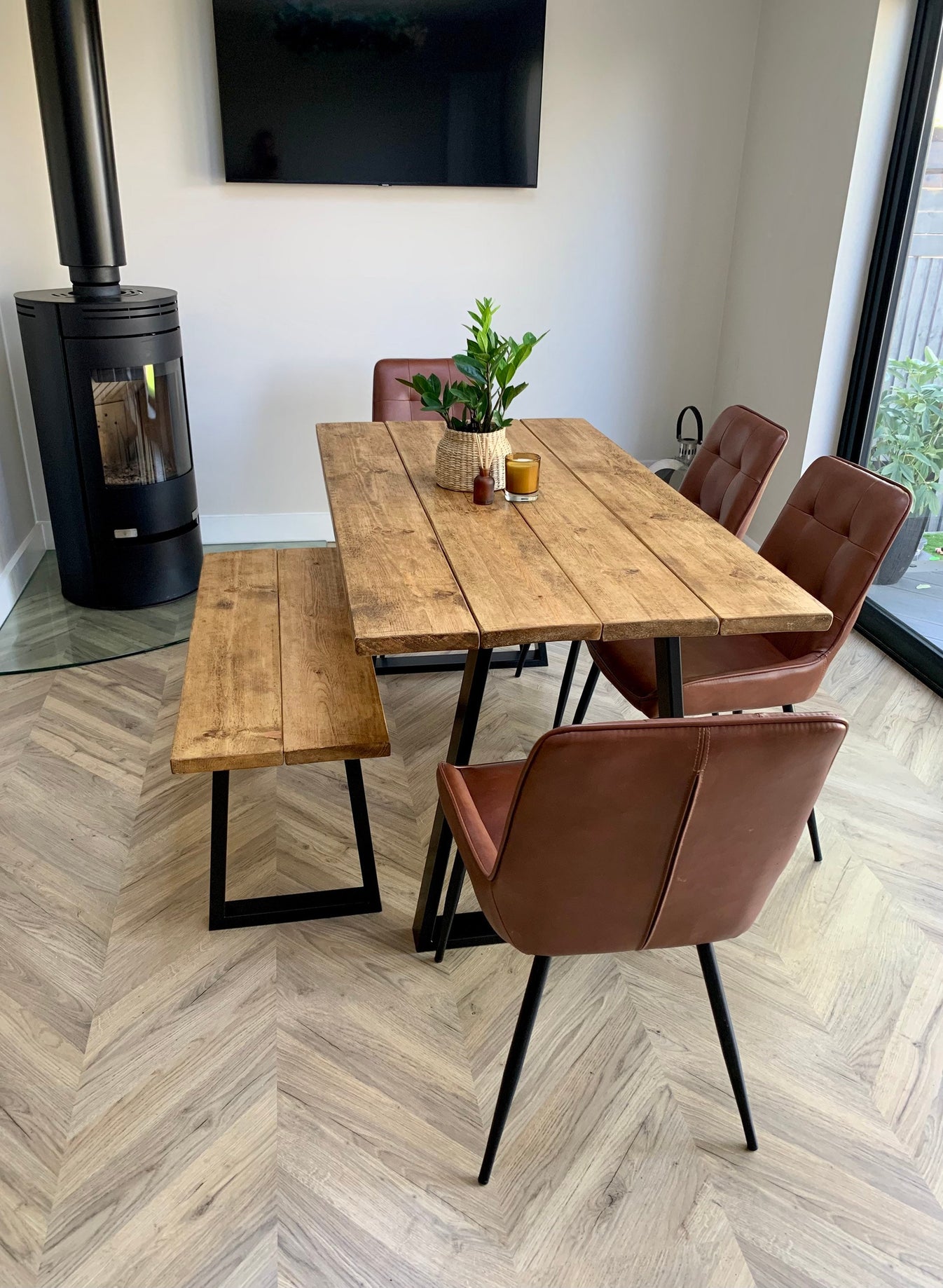 Dining Table - Trapeze Legs – Southdownscreations